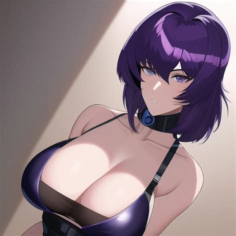 Rule 34 Ai Generated Blue Eyes Curvy Ghost In The Shell Kusanagi
