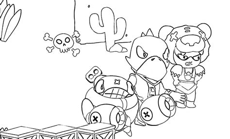 Coloring Tick Pages From Brawl Stars Print For Free