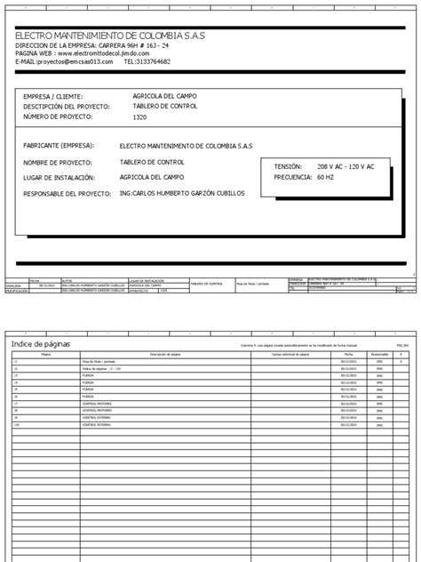 Tablero De Control Pdf