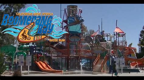Boomerang Bay Californias Great America Waterpark Tour And Review With