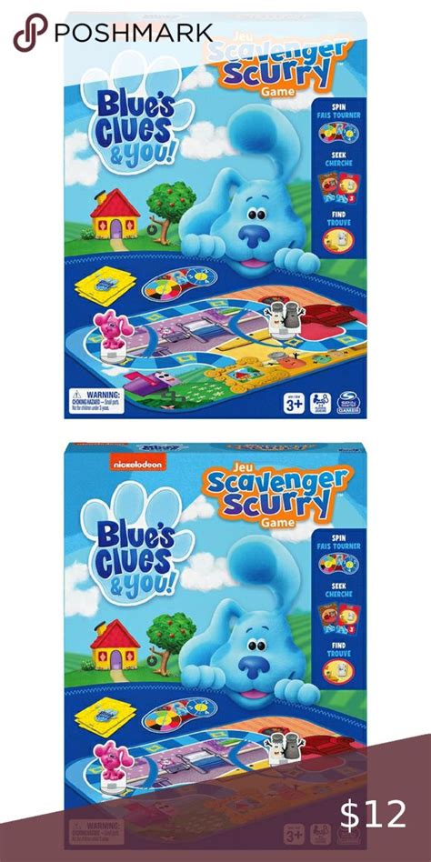 Blues Clues Scavenbger Scurry Game Blues Clues Blues Clues And You