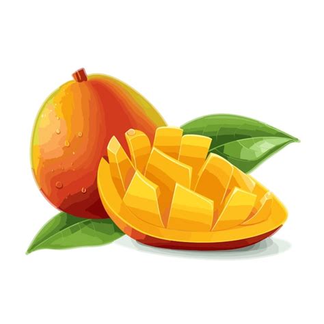 Premium Vector Mango Vector On White Background