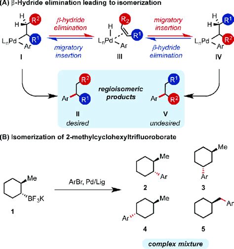 A Isomerization Via β Hydride Elimination Reinsertion B Product
