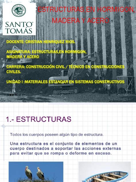 Pdf 1 De 2 Estructura Hormigon Madera Y Acero Pdf Fundación Profunda Hormigón