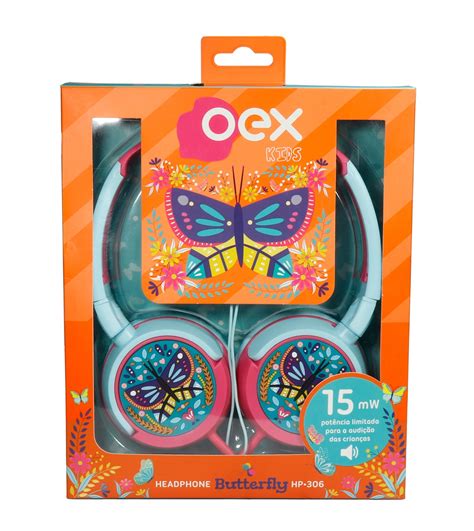 Headphone Buttlerfly Oex Brasil