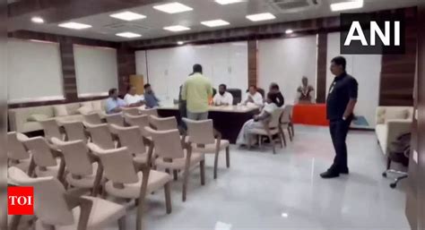 Eknath Shinde Faction Takes Over Shiv Sena Party Office In Maharashtra Vidhan Bhavan Mumbai