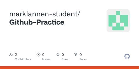 GitHub Marklannen Student Github Practice
