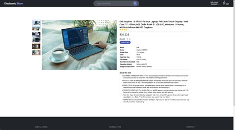 GitHub Morelir Electronic Store Online Electronic Store With A Variety Of Electronics Where