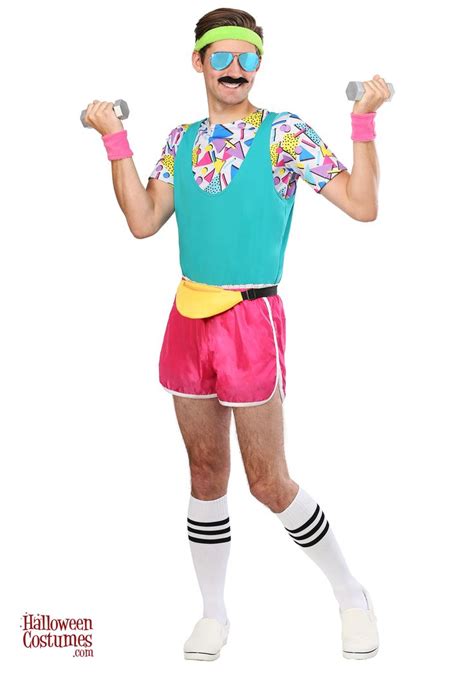 Work It Out 80s Costume For Men In 2021 80s Party Outfits 80s Party