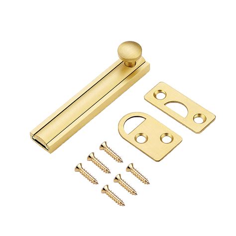 Solid Brass Surface Bolt Heavy Duty Concealed Slide Surface Door Bolt