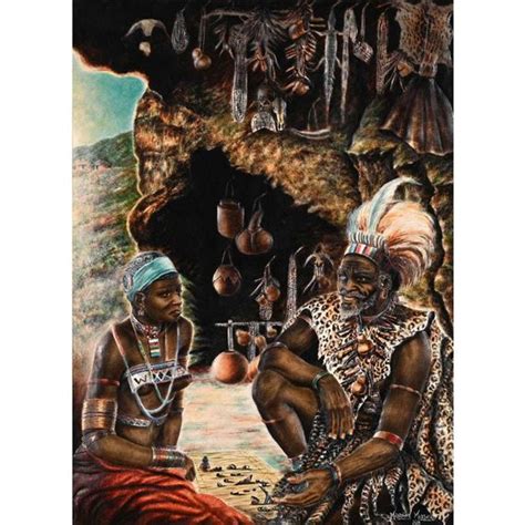 Mizraem Maseko Zulu Witch Doctor Inyanga Of The Abathembu Clan
