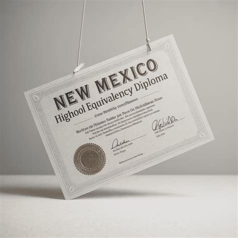 New Mexico Ged Format Diploma Layout Match ™
