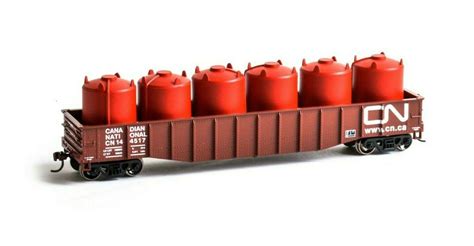 Canadian National Railroad 50 Gondola With Loads Roundhouse Athearn