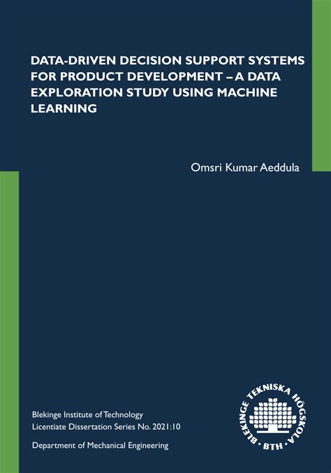 Pdf Data Driven Decision Support Systems For Product Development A