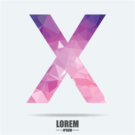 Letter X Art