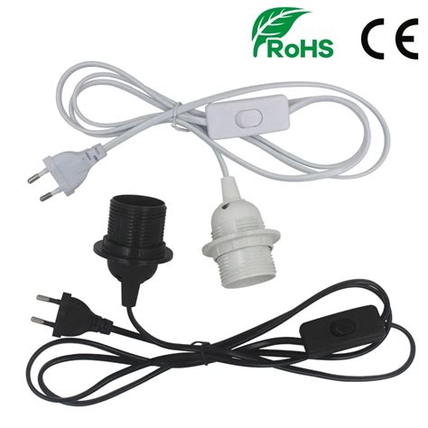 18m 전원 코드 케이블 E27 램프베이스 홀더 220v Eu 걸이식 펜던트 Led 전등 램프 전구 소켓 코드 어댑터 스위치