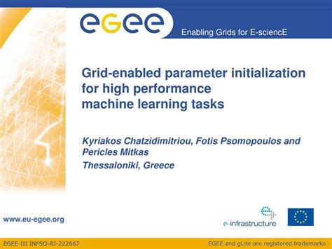 Ppt Grid Enabled Parameter Initialization For High Performance Machine Learning Powerpoint