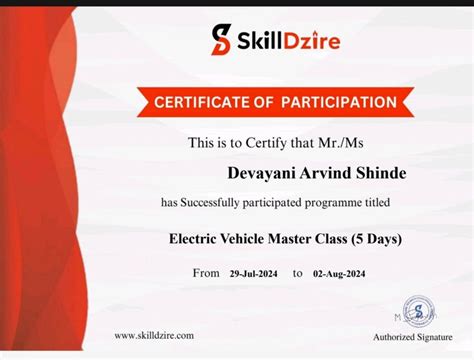Devayani Shinde On Linkedin Skilldzire Electricvehicles
