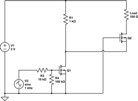 Mosfet Low Power Normally On Load Switch Electrical Engineering Stack Exchange