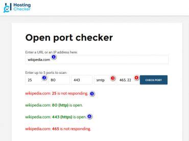 Open Port Checker By HostingChecker