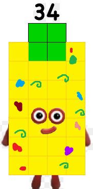 Numberblocks 34 1 By Smutis On Deviantart