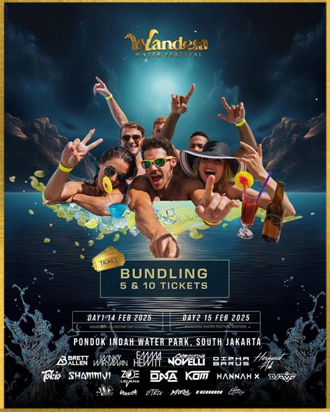 Wandera Water Festival 2025 Ada Ticket Bundling Lebih Seru Lebih Hemat