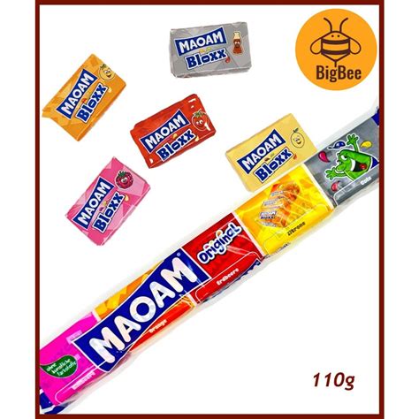 Maoam Bloxx Candy 110g 5 Bloxx Maoam Chewy Candy Cola Lemon