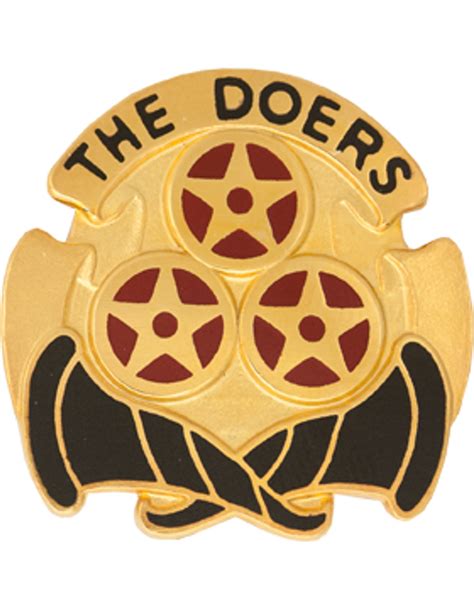 6th Transportation Battalion Unit Crest Military Depot