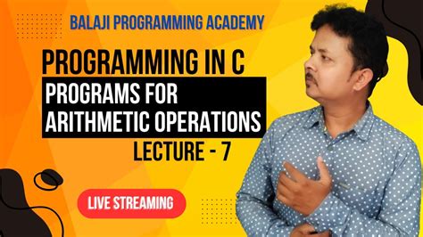 हिन्दी में C Programming C Programs Programs For Arithmetic Operations Live