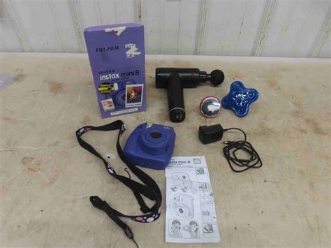 Massager With Attachments Fugi Film Instax Mini 8 Camera Mcsherry Auction Service Ltd