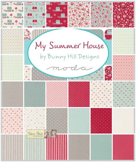 My Summer House Jelly Roll Patchwork Quilt Fabric Fabric Patch