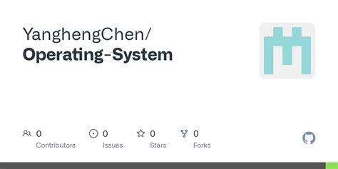 GitHub YanghengChen Operating System
