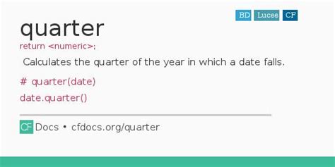 Quarter Code Examples And Cfml Documentation