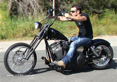 Black Custom Chopper