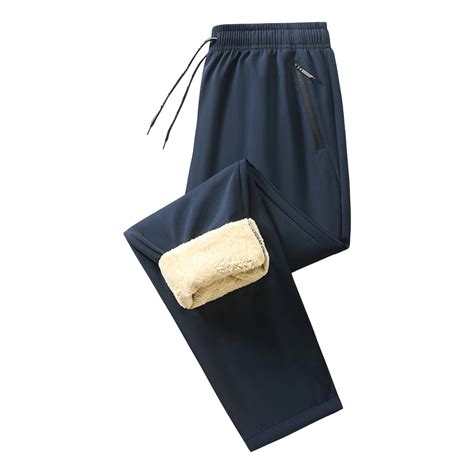 Brnmxoke Draw String Sweatpants Men Sherpa Lined Athletic Sweatpant