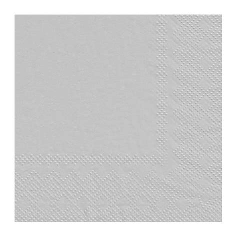 Silver Small Napkins Serviettes Pack Of 20 Coltwsn28sil