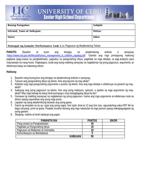 performance task 1 1 2 pdf