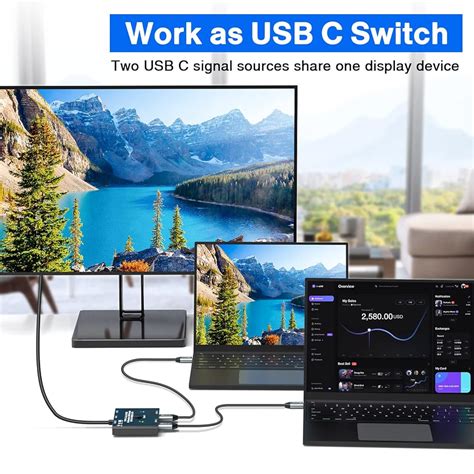 Aoocoo Usb C Switch 2 In 1 Out 1 In 2 Out Bi Directional India Ubuy