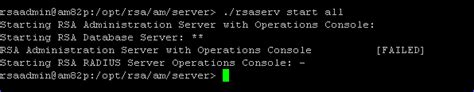 Rsa Authentication Manager Administration Server With Operations Rsa Authentication Manager Administration Server With Operations
