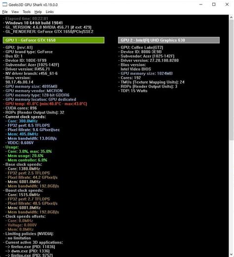 View Advanced Information About Your Graphics Card With GPU Shark GHacks Tech News