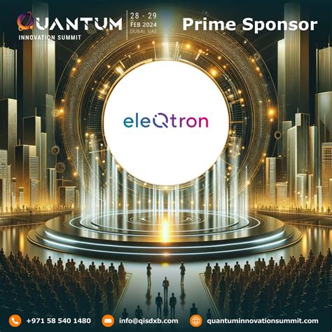 Quantuminnovationsummit2024 Eleqtron Quantumcomputing Innovation Trappediontechnology
