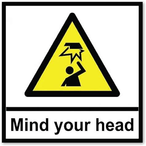 Vinyl Hazard Sign Sticker Shape Rectangle At ₹ 10piece In Chennai