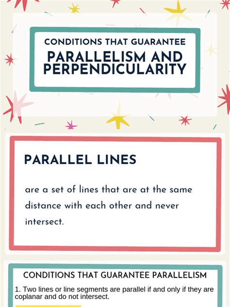 Conditions That Guarantee Parallelism And Perpendicularity Pdf