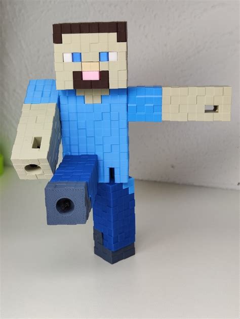 Стив из майнкрафт.15 см #майнкрафт #стив #minecraft | Plastika3D ...