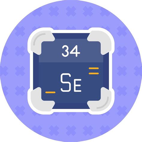 Selenium Flat Sticker Icon 37732747 Vector Art At Vecteezy