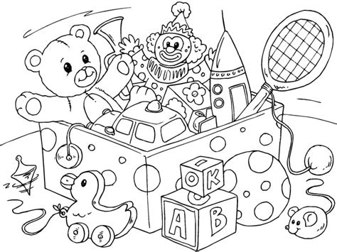Dibujos De Juguetes Para Colorear Descargar E Imprimir Colorear Imágenes