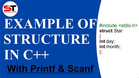 Structures In C Programming Program Example Structure In C