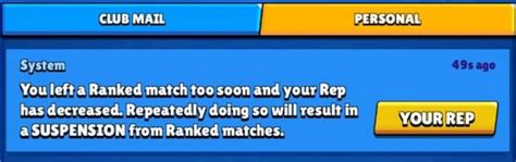 If The Queue Breaks And You Leave You Lose Rep Rbrawlstars