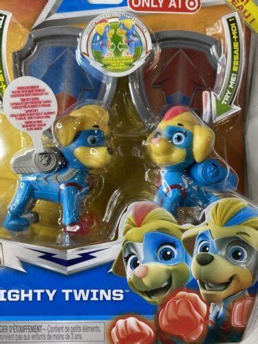 Paw Patrol Mighty Twins Tuck And Ella Super Paws Pup And Badge 3937122185