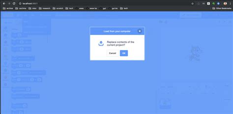 When Confirming Project Upload With User Use Custom Modal · Issue 4762 · Scratchfoundation